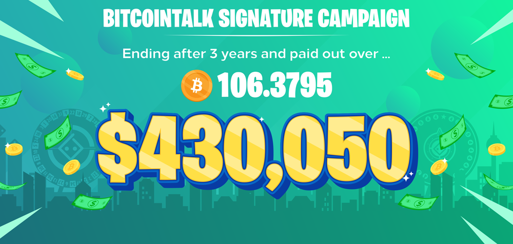 3 years - Bitcointalk Signature Campaign - Bitsler Blog